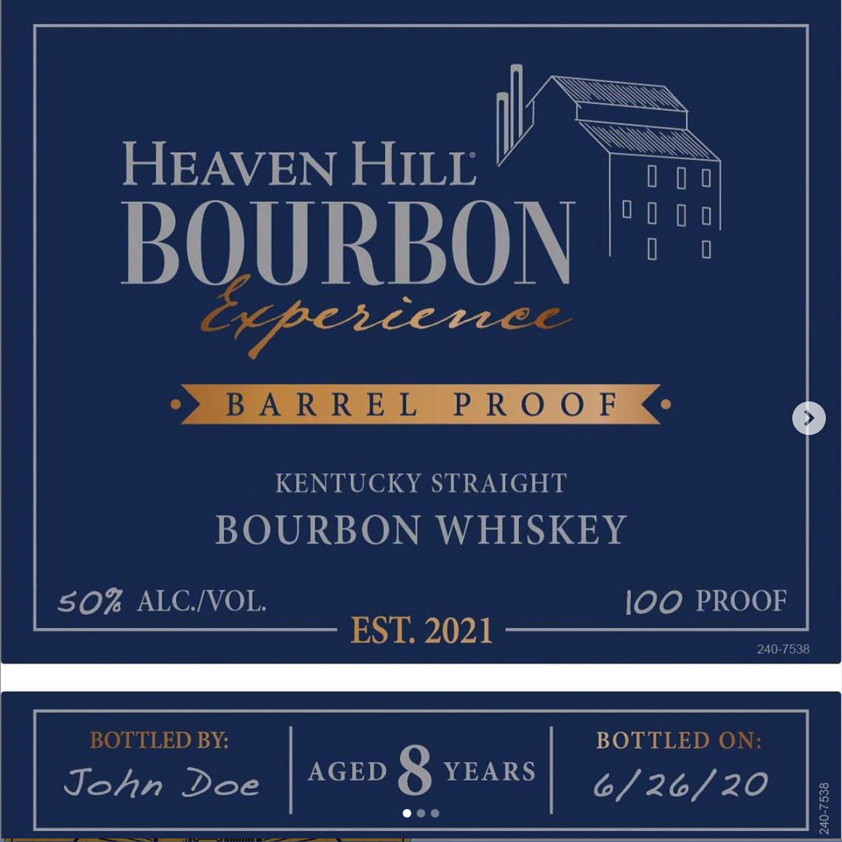 New: Heaven Hill Bourbon Experience Label on TTB - The Bourbon Life™️